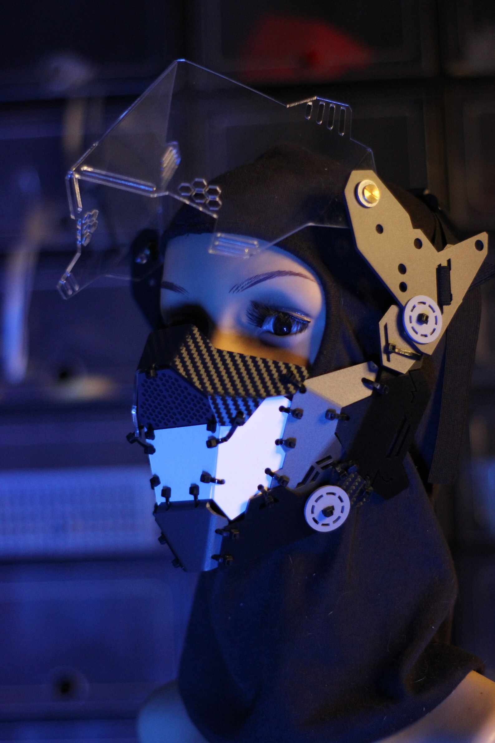 Cyberpunk Mask Techwear Mask Design by Gins MK.15 - Etsy