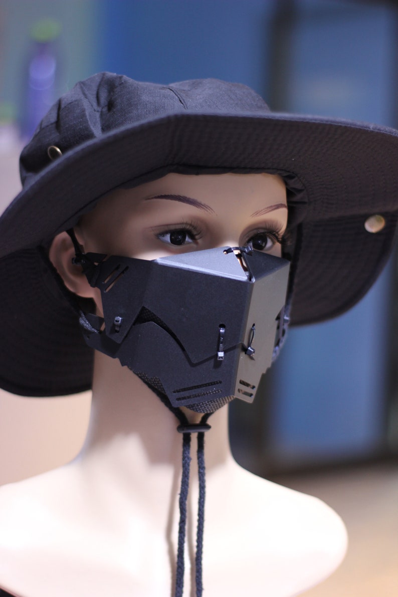 Cyberpunk Mask Design by Gins MK.2 knight Techwear - Etsy