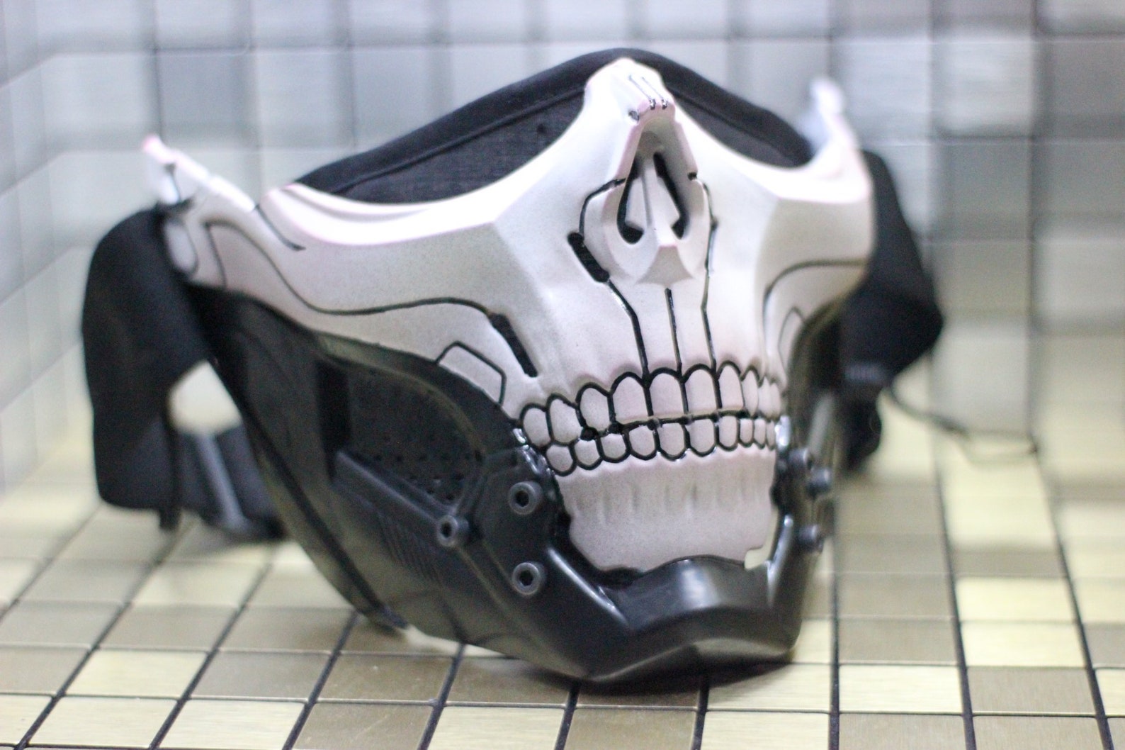 Skull Mask Half Face - Etsy