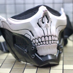 Skull Mask Half Face - Etsy
