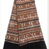 Orange Black Gold Silver Metallic Brocade Fabric 58 Width Sold by Yard ...