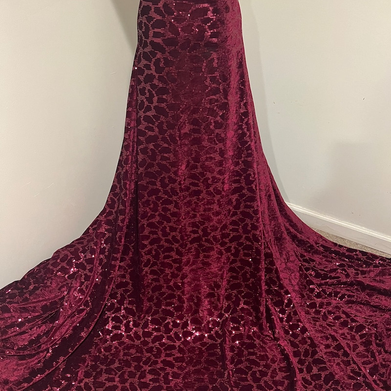 Beaded Velvet Fabric - Etsy