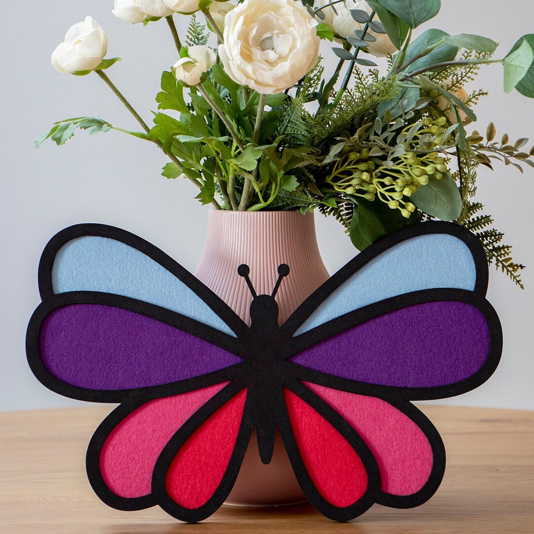 Butterfly Wall Art, Nature Wall Art, Flower Home Decor, Housewarming ...