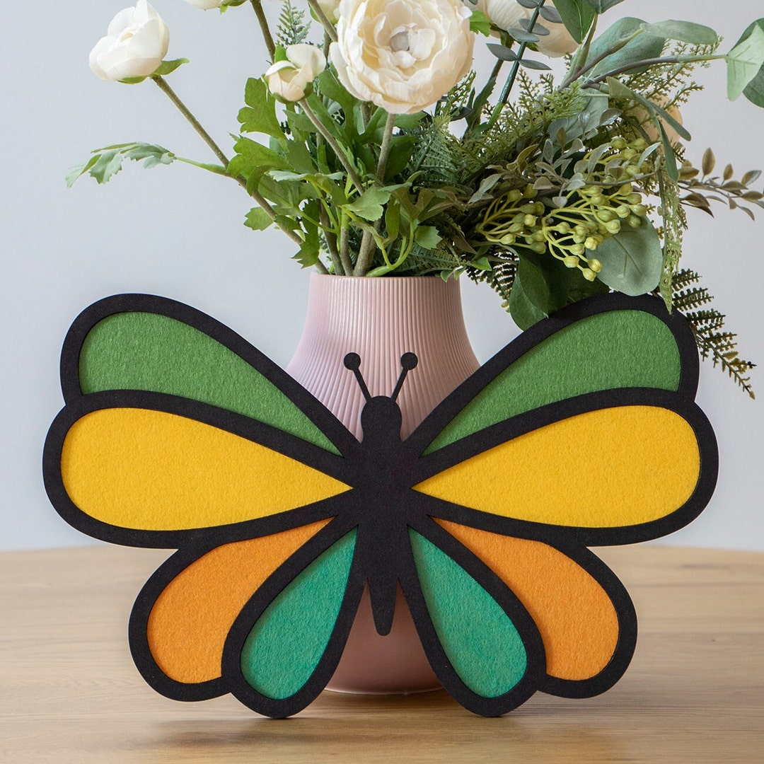Butterfly Wall Art, Nature Wall Art, Flower Home Decor, Housewarming ...