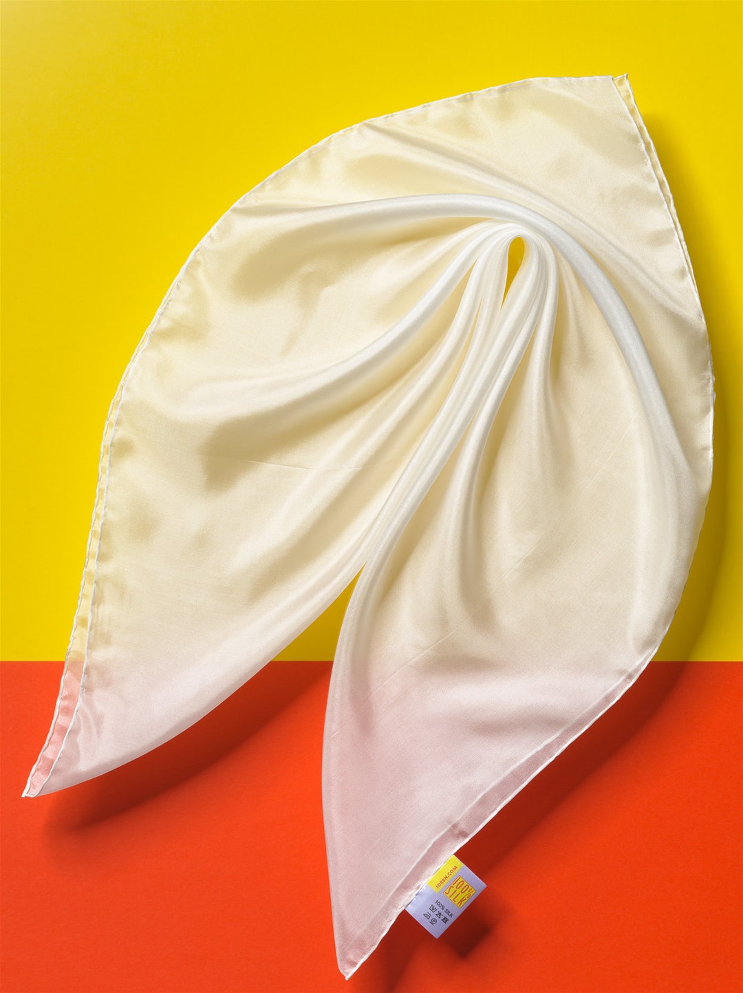 Silk Scarf Blank, 74x74 Cm, Scarf Blank, Pongee 5, Natural, Undyed, 100 ...