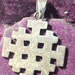 Solid Silver Abstract Cross - Etsy