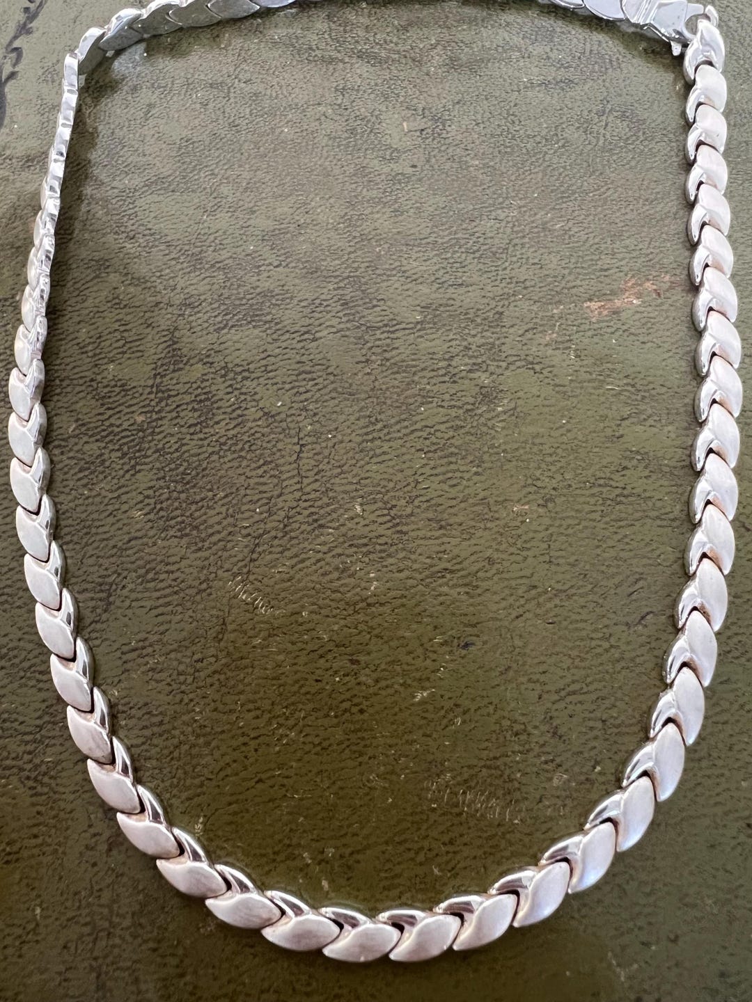 White Metal Chain - Etsy
