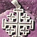 Solid Silver Abstract Cross - Etsy