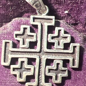 Solid Silver Abstract Cross - Etsy