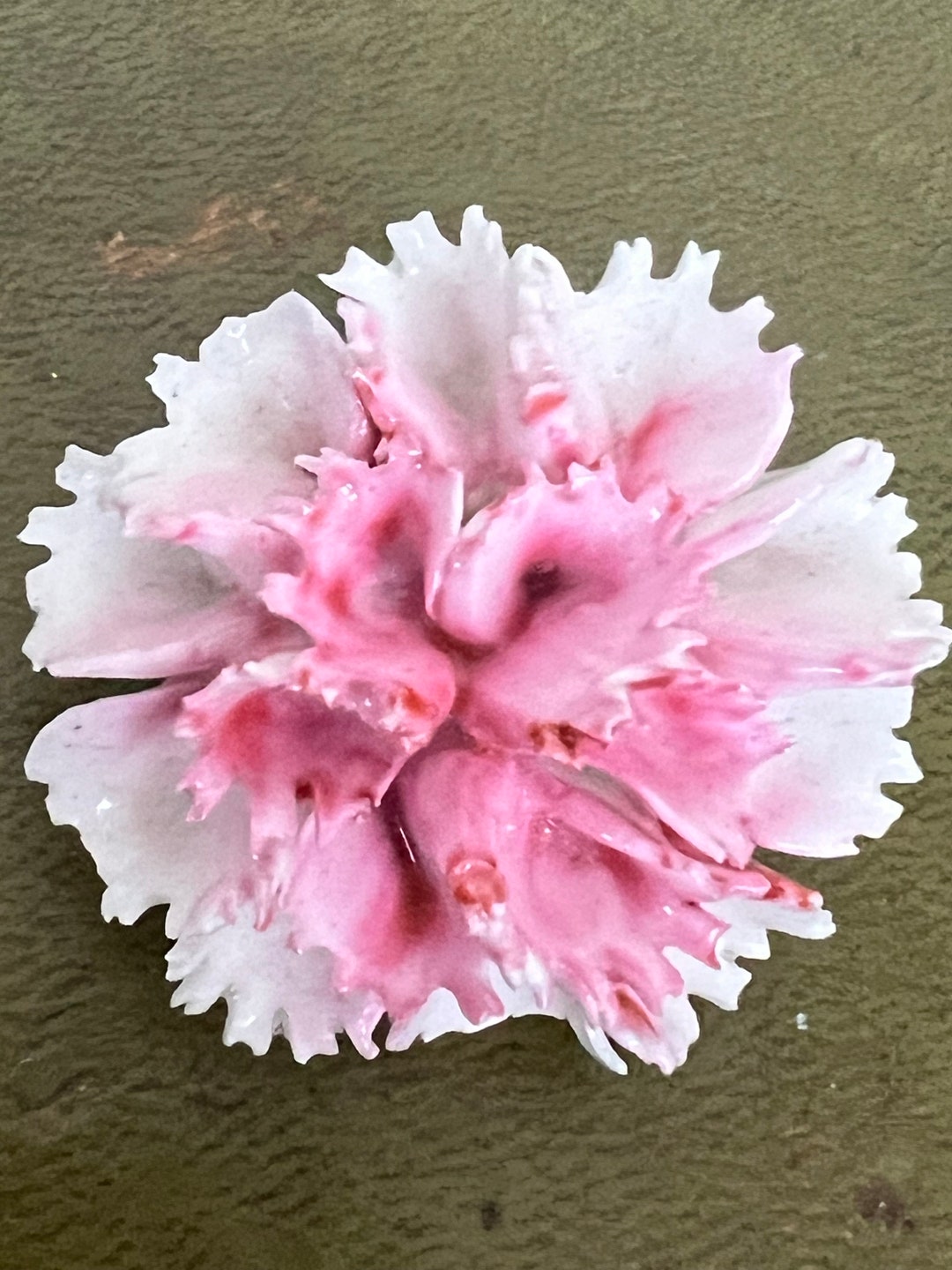 Porcelain Flower Brooch - Etsy