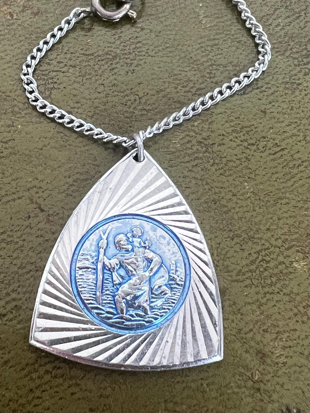 Plastic Religious Pendant - Etsy
