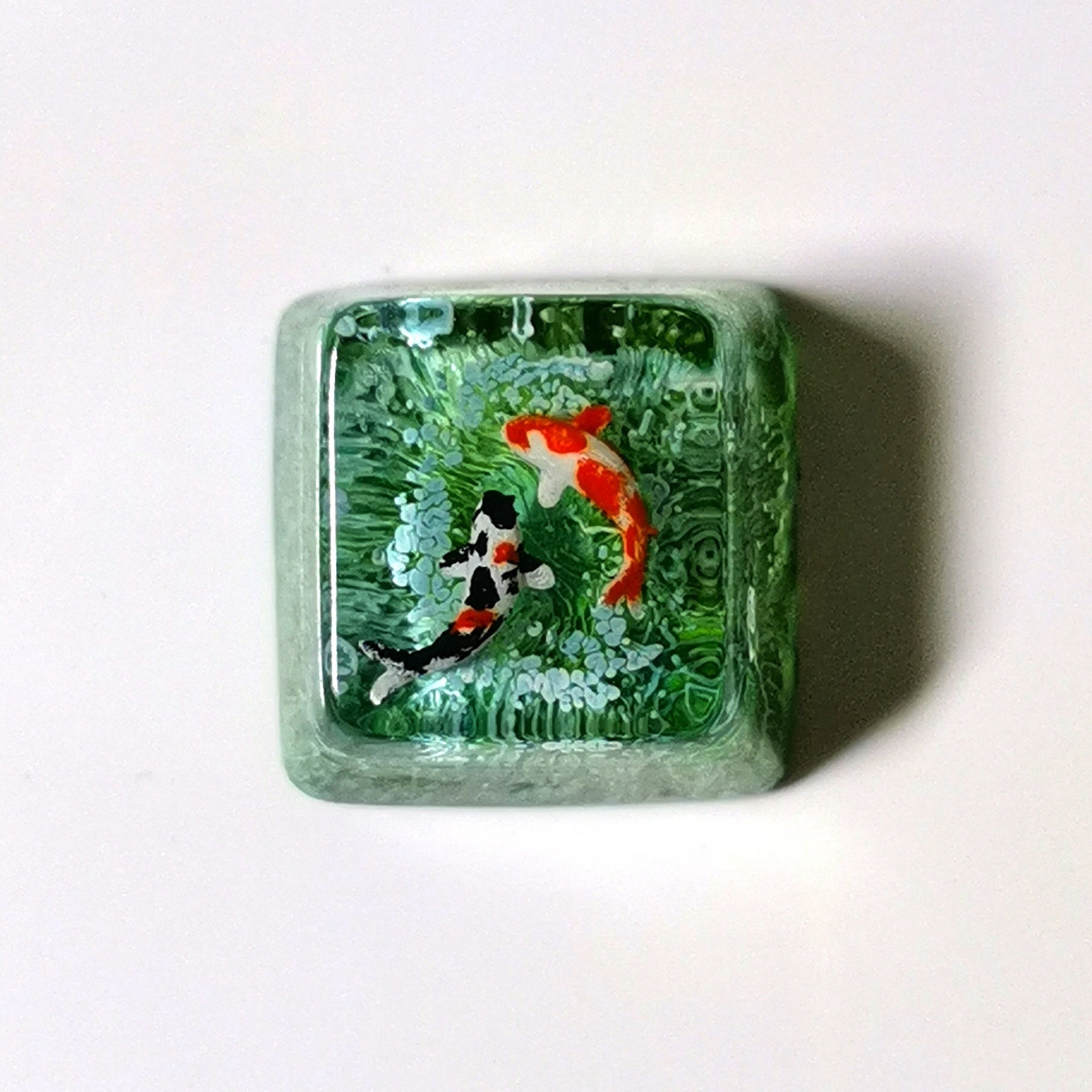 Koi Fish Keycap Koi Handmade Resin Keycap Artisan Carp Keycaps | Etsy