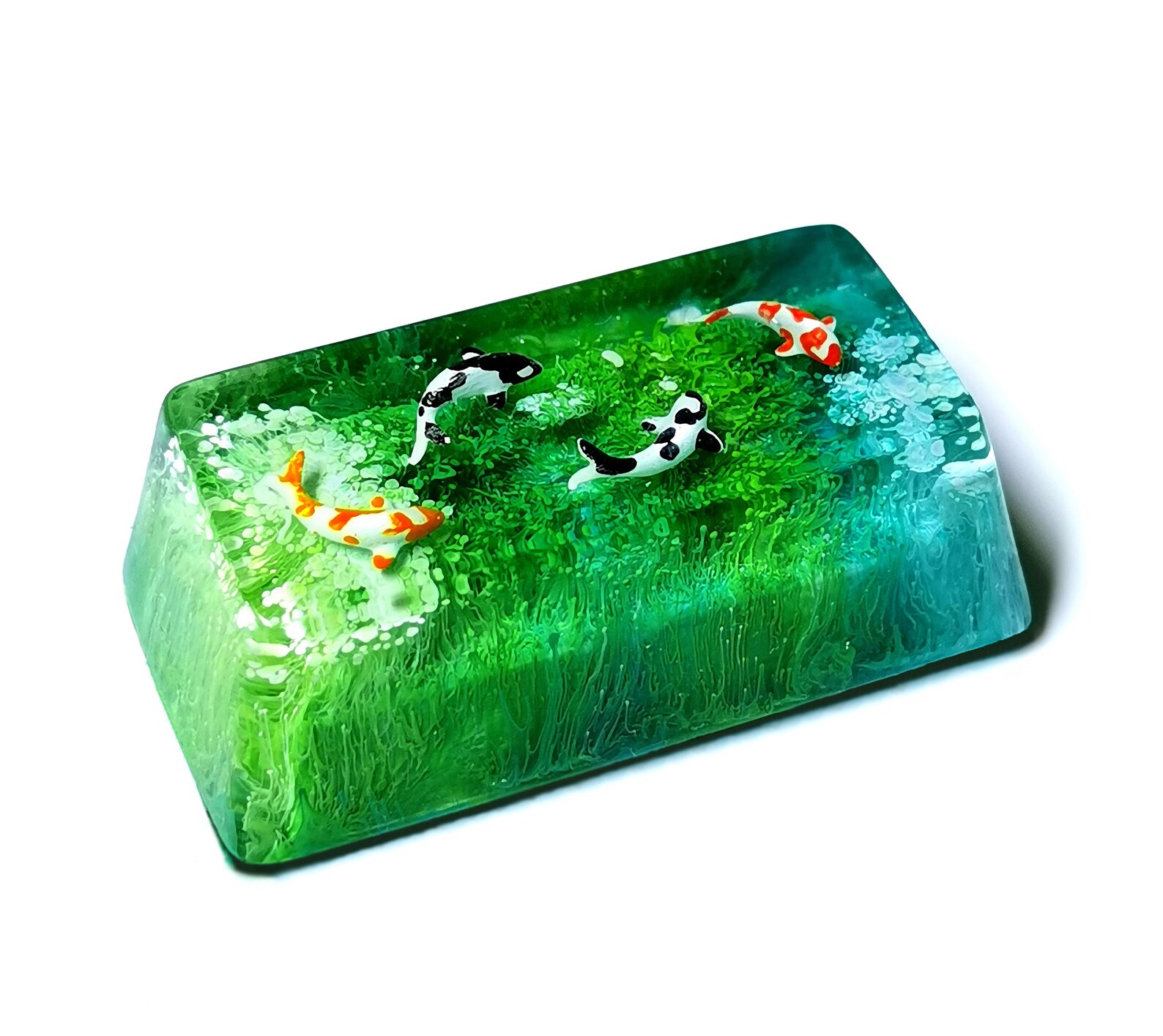 Koi Fish Keycap Koi Handmade Resin Keycap Artisan Carp Keycaps | Etsy