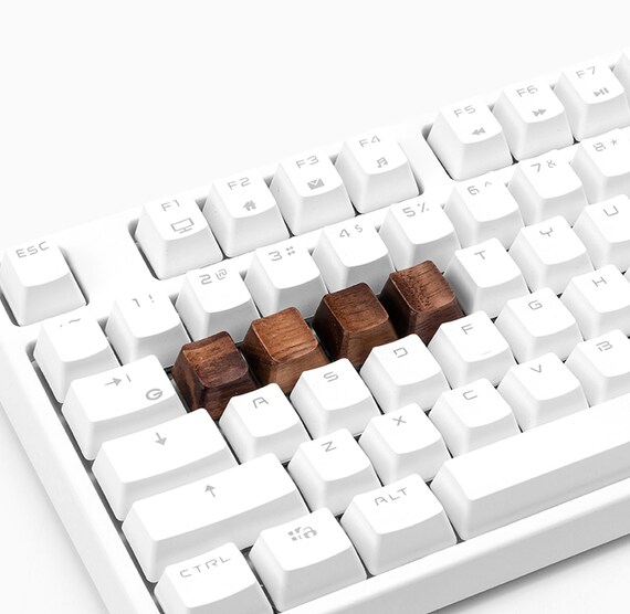 Handmade keycaps Black walnut keycaps Wood keycaps Mechanical | Etsy