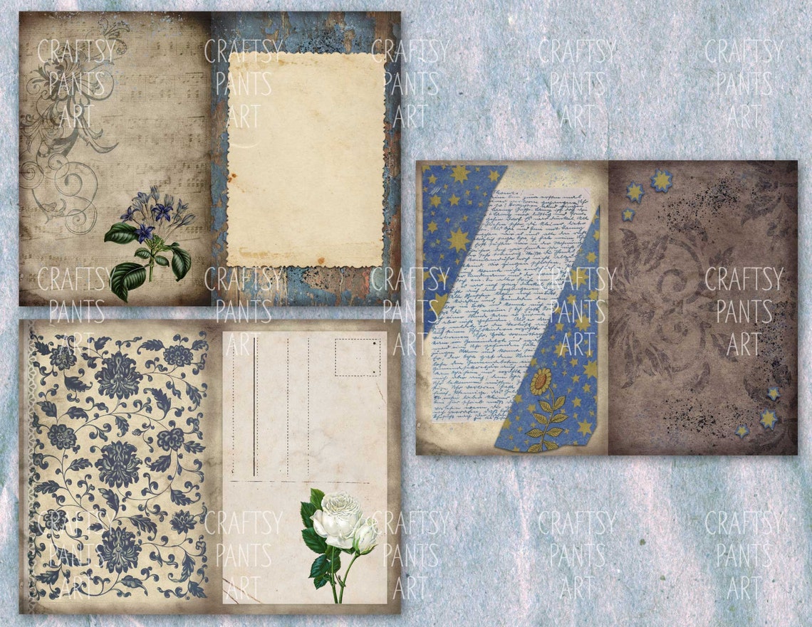 SNOW WHITE: 12 Sheets Massive Printable Junk Journal Digital - Etsy