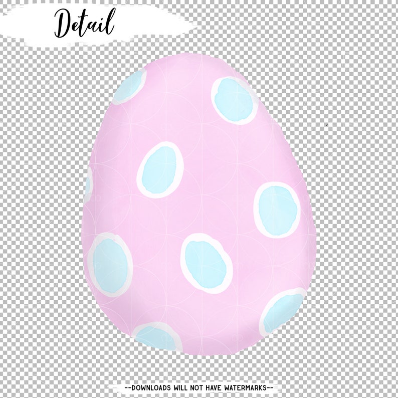 Watercolor Easter Eggs Clipart - Instant Download - Easter Eggs ...