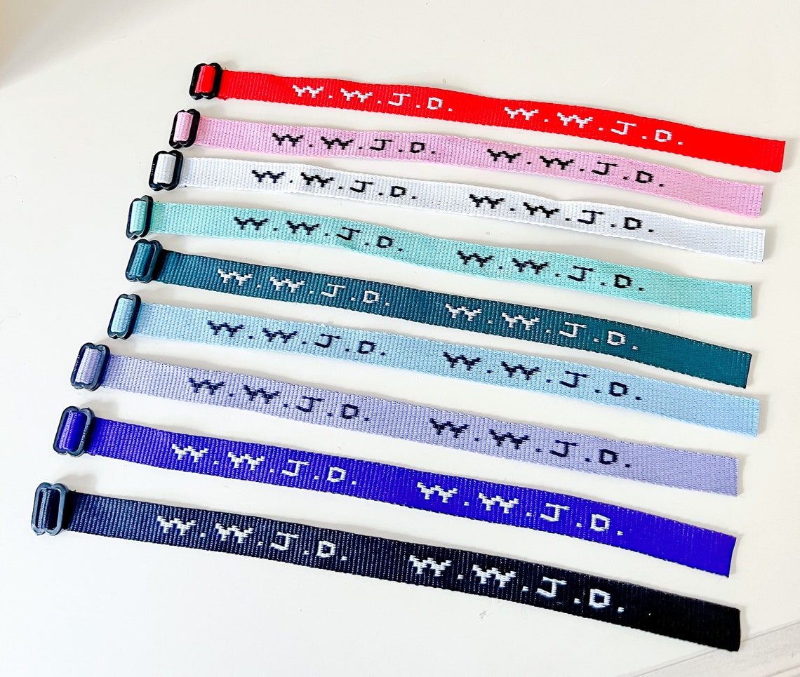 WWJD Bracelets What Would Jesus Do Bracelets Bookmark - Etsy