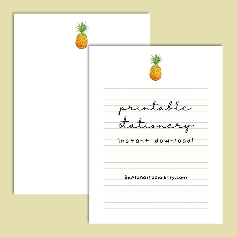 Pineapple Notebook - Etsy