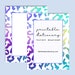 Printable Stationery, Instant Download, Ombré Leopard Print, Jungle ...
