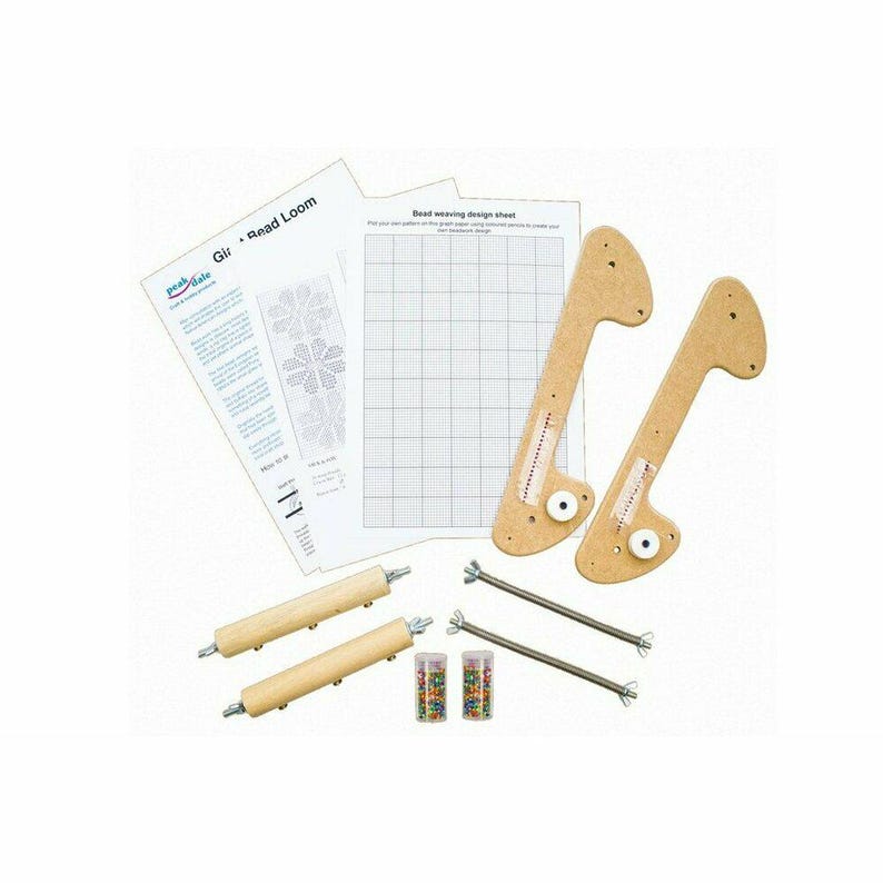 Giant Bead Loom Kit – Wide Loom for Advanced Design | Includes Beads ...