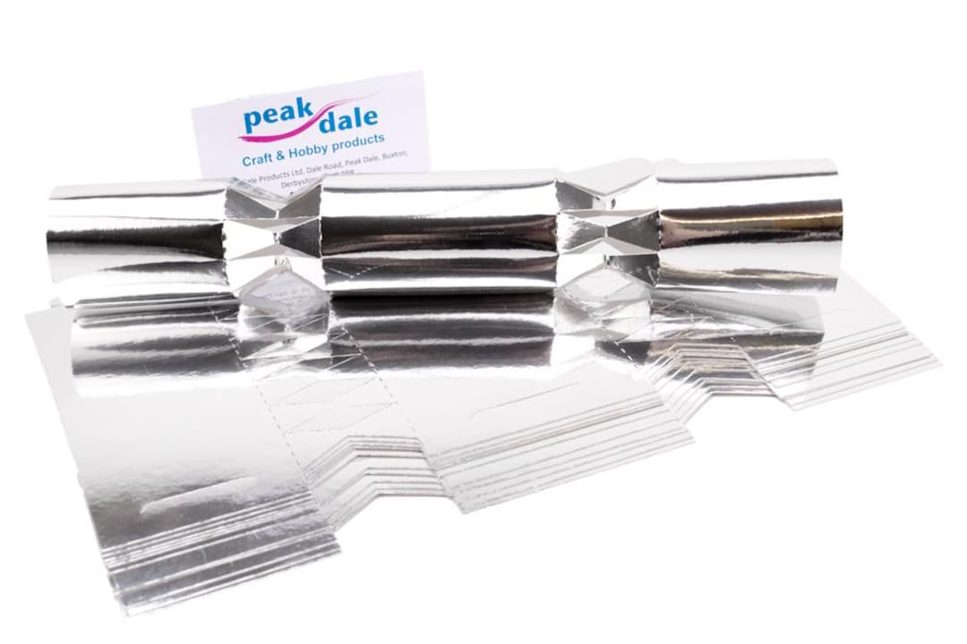 Cracker Board Metallic Silver Standard Pack of 12, Cracker Making Kit ...