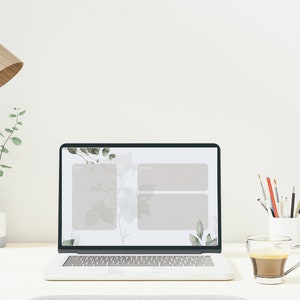 Desktop Wallpaper Organizer Spring Design - Etsy