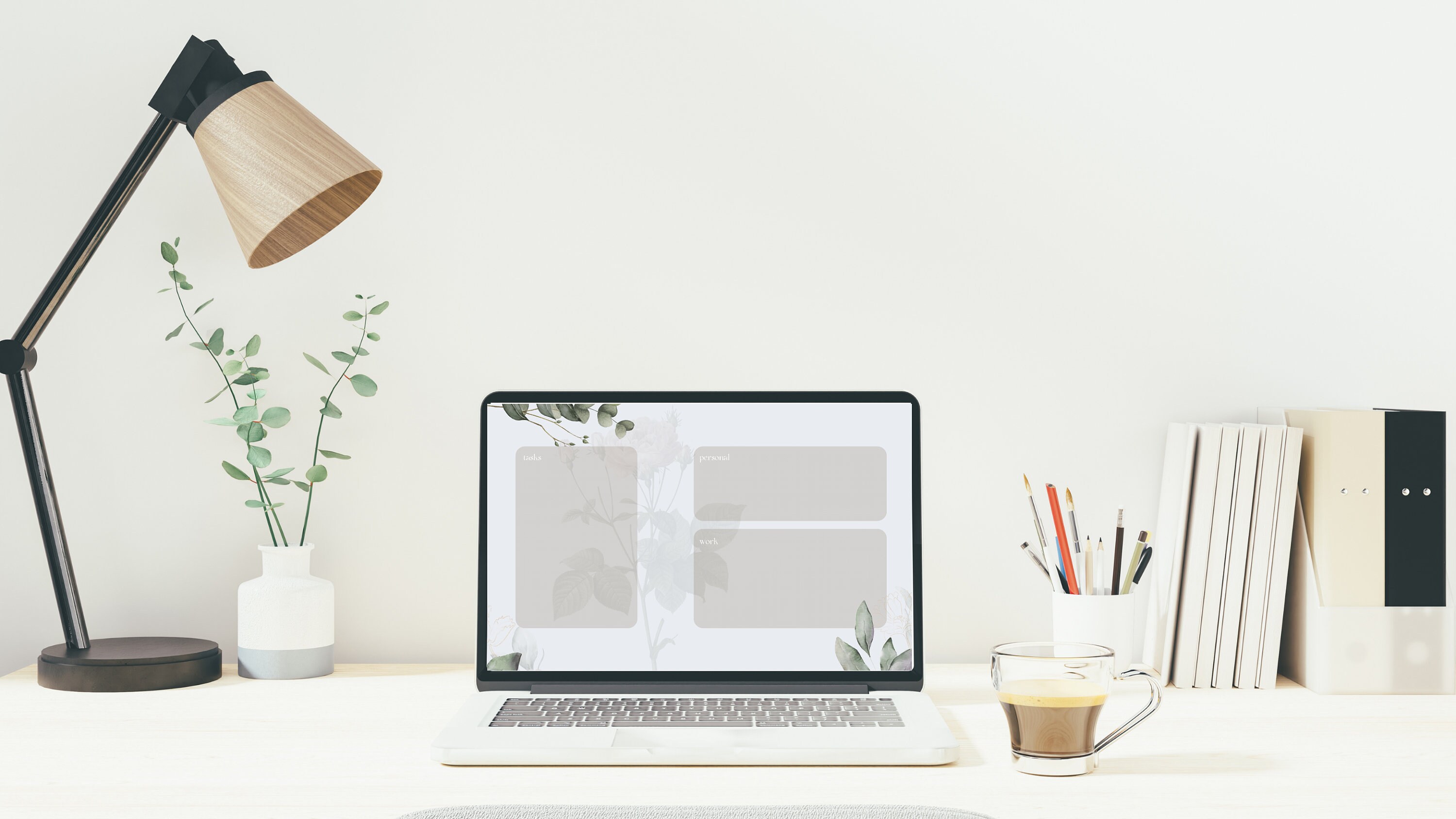 Desktop Wallpaper Organizer Spring Design - Etsy