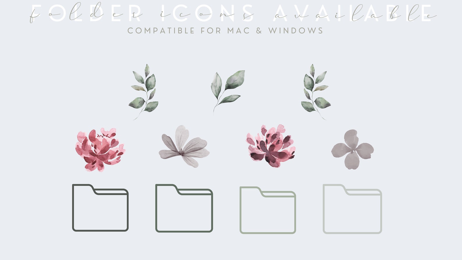 Desktop Wallpaper Organizer Spring Design - Etsy
