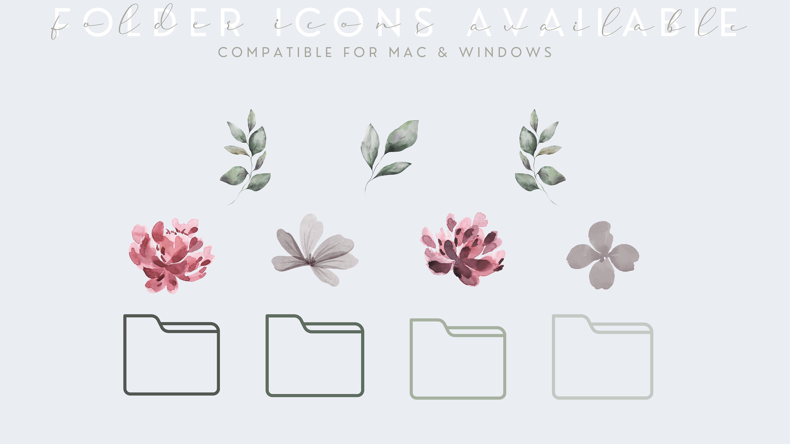 Desktop Wallpaper Organizer Spring Design - Etsy