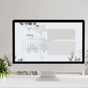 Desktop Wallpaper Organizer Spring Design - Etsy