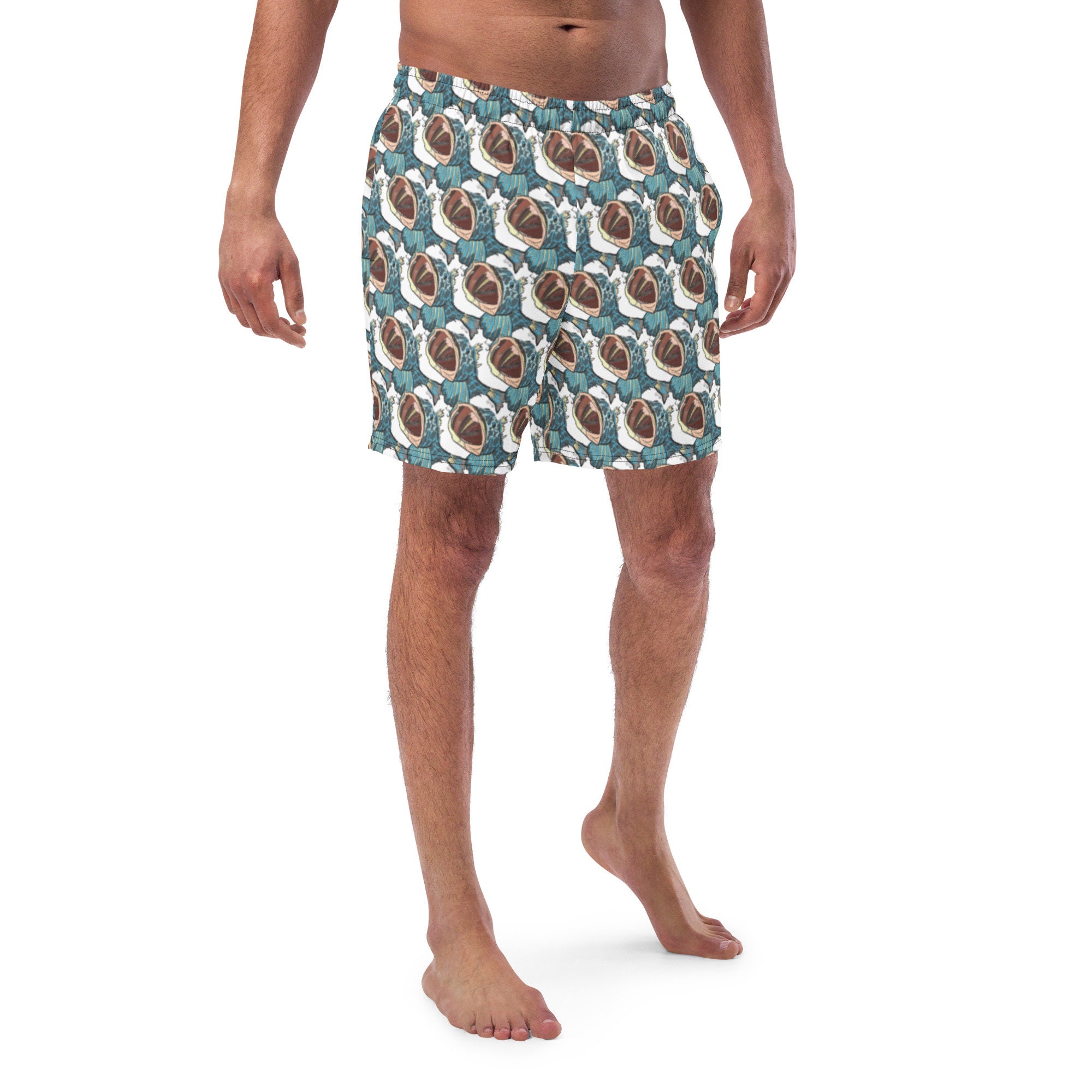Alaska Lingcod Saltwater Fishing Adventure Men's Swim Trunks - Etsy