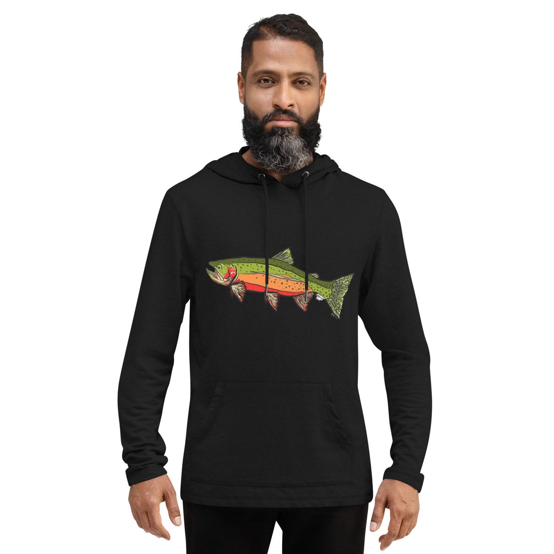 Alaska Cutthroat Trout Freshwater Fishing Unisex Lightweight Hoodie - Etsy
