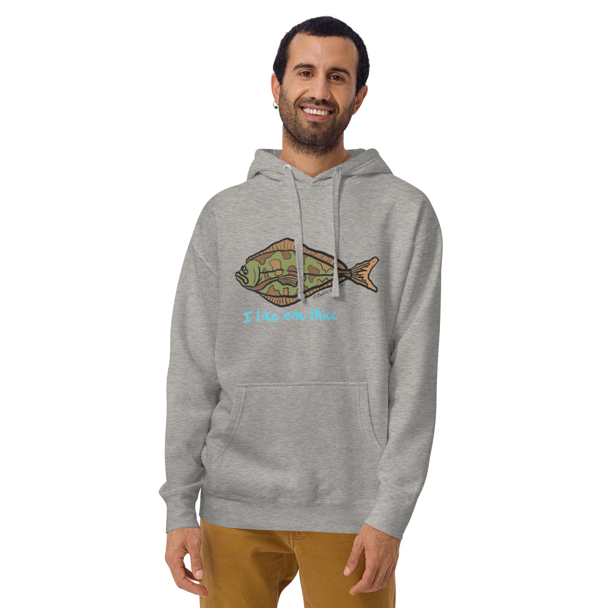 Alaska Thicc Halibut Saltwater Fishing Unisex Hoodie - Etsy