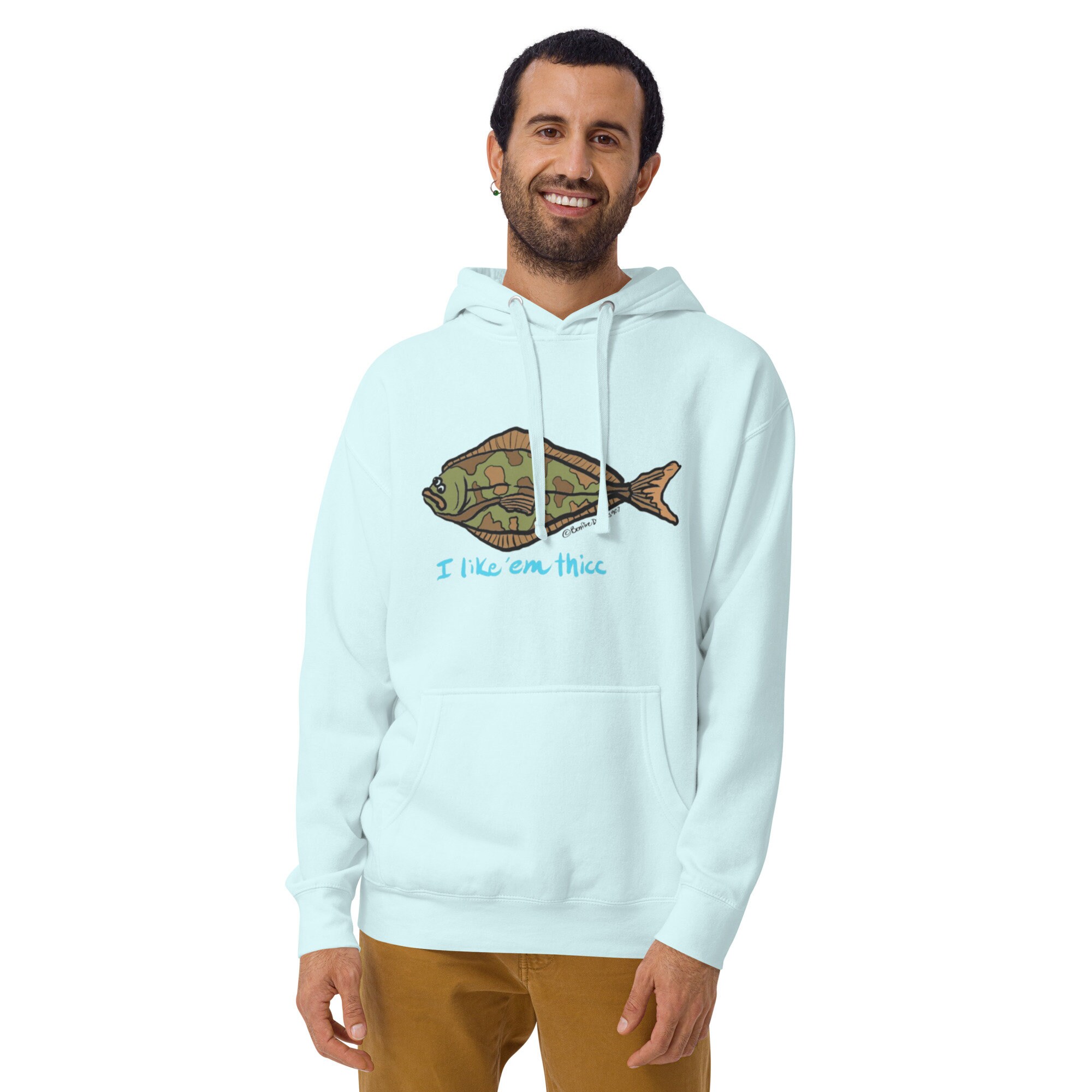 Alaska Thicc Halibut Saltwater Fishing Unisex Hoodie - Etsy