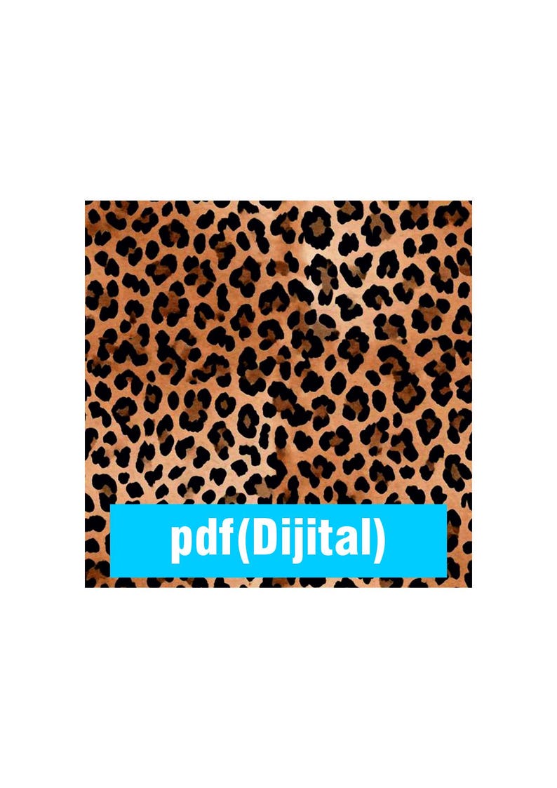 Cheetah Leopard Print Digital Paper Seamless Digital Download Paper Png ...