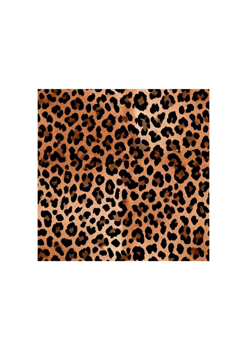 Cheetah Leopard Print Digital Paper Seamless Digital Download Paper Png ...