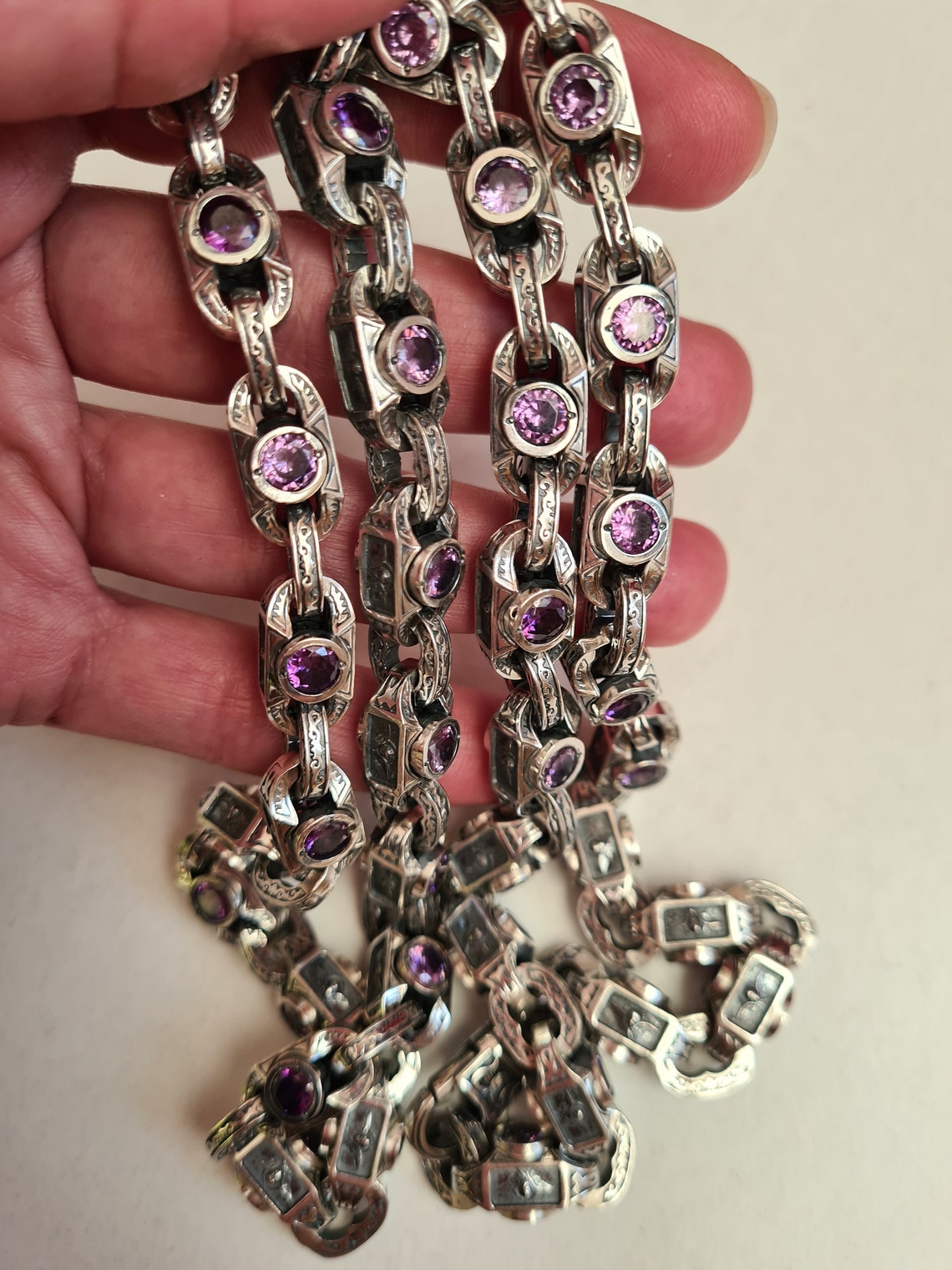 Mens Sterling Silver Necklace Silver Chain for Men 925 | Etsy