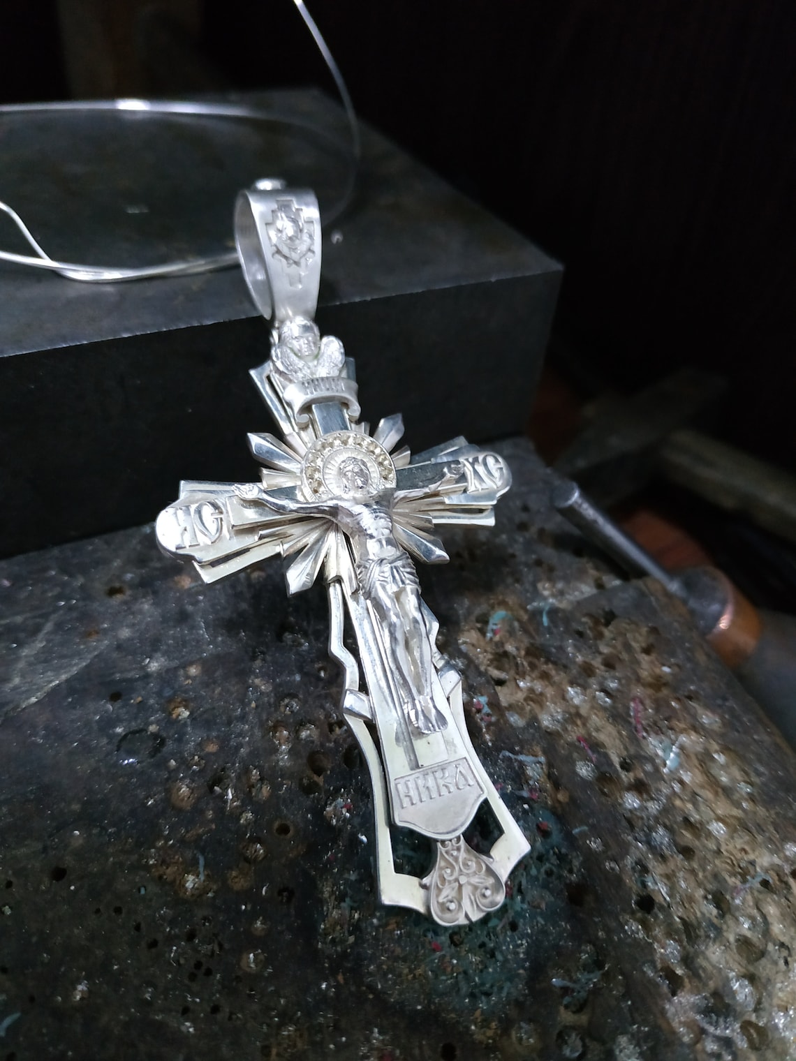 925 Sterling Silver Cross - Etsy