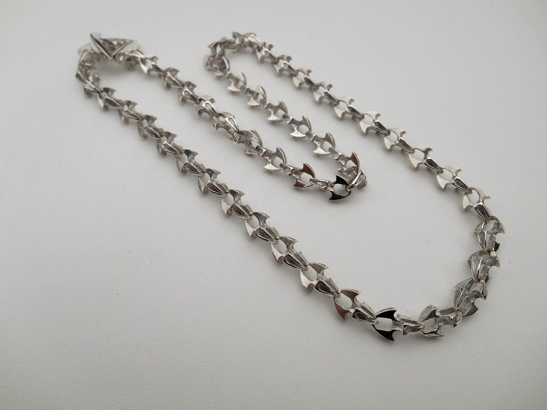 925 Sterling Silver Necklace Men's Chain Necklace Mens - Etsy