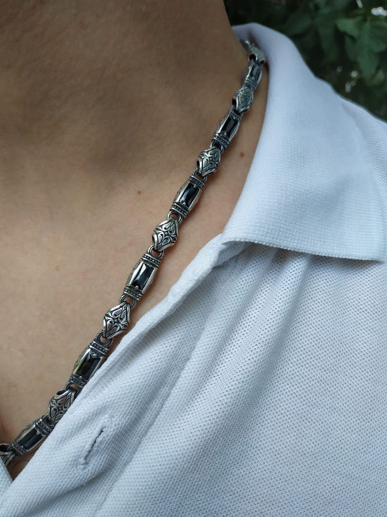 Solid Sterling Silver Chain 925 Sterling Silver Necklace for - Etsy