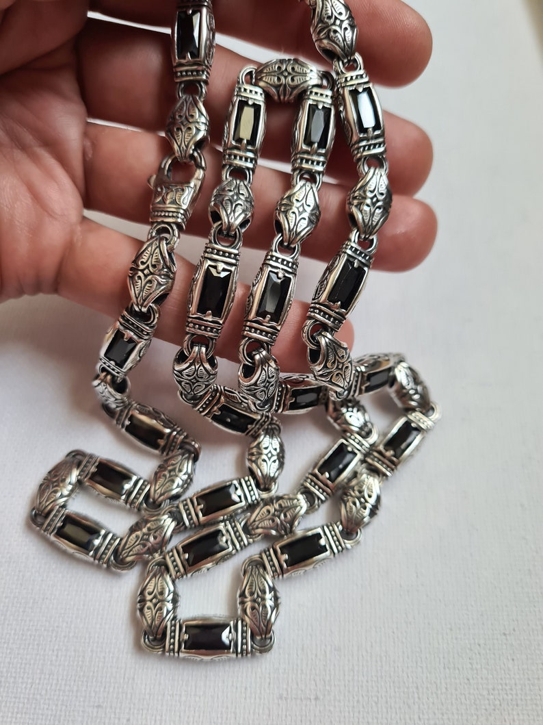 Solid Sterling Silver Chain 925 Sterling Silver Necklace for - Etsy