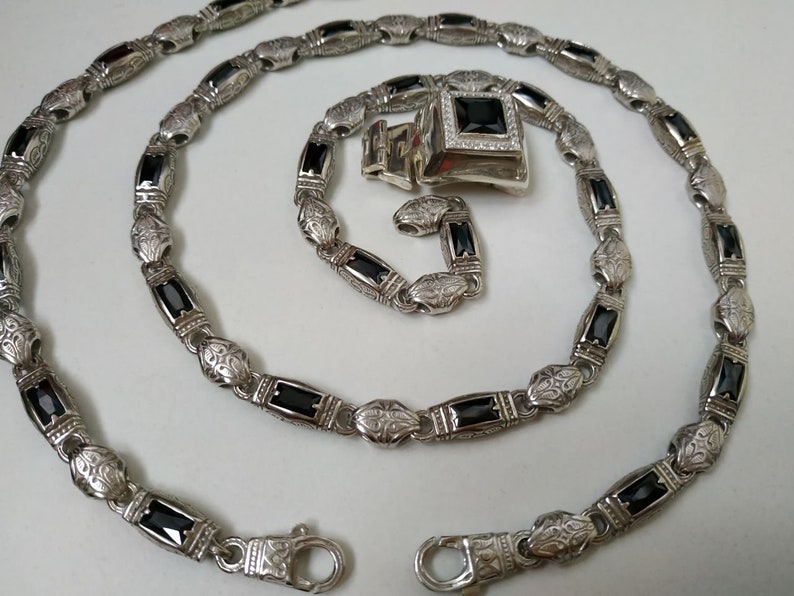 Solid Sterling Silver Chain 925 Sterling Silver Necklace for - Etsy