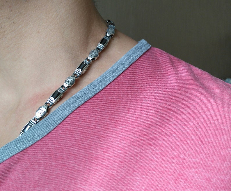 Solid Sterling Silver Chain 925 Sterling Silver Necklace for - Etsy