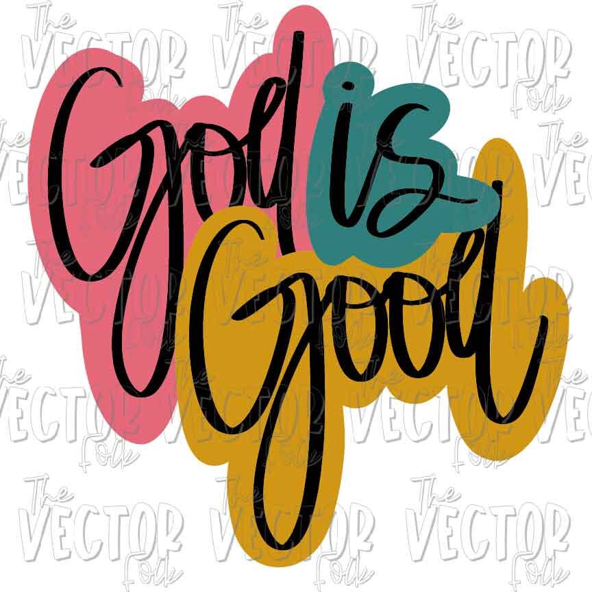 God is Good SVG DXF and PNG File Cricut Cut Files Silhouette - Etsy