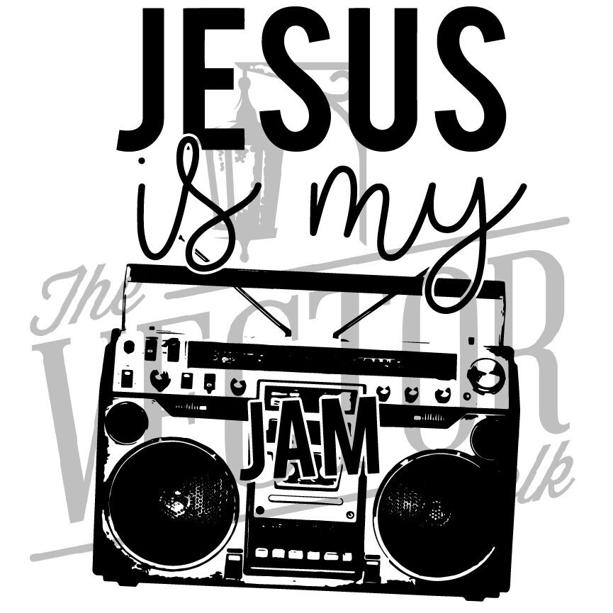 Jesus is My Jam SVG DXF and PNG File Cricut Cut Files | Etsy