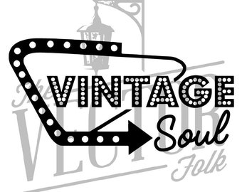 Vintage Soul SVG DXF and PNG File Cricut Cut Files | Etsy