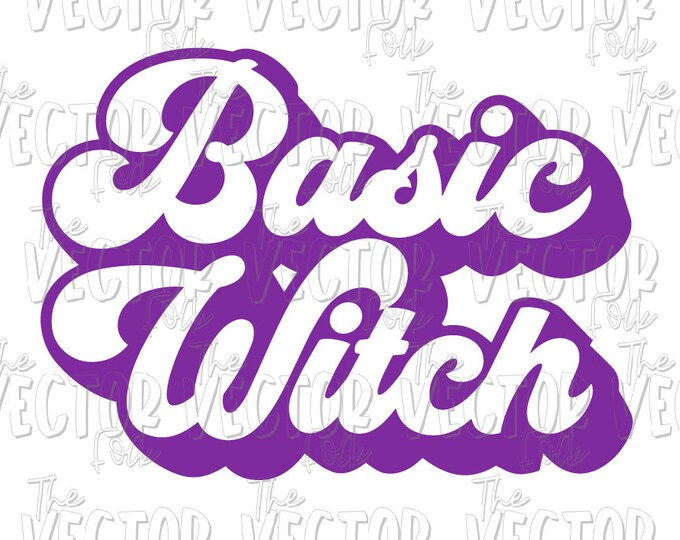 Basic Witch SVG DXF and PNG File, Cricut Cut Files, Silhouette Cut Files, Sublimation Designs ...