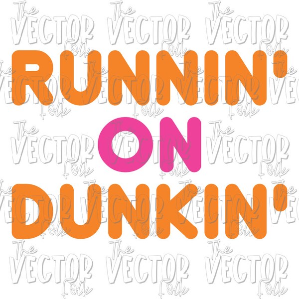 Dunkin Svg - Etsy