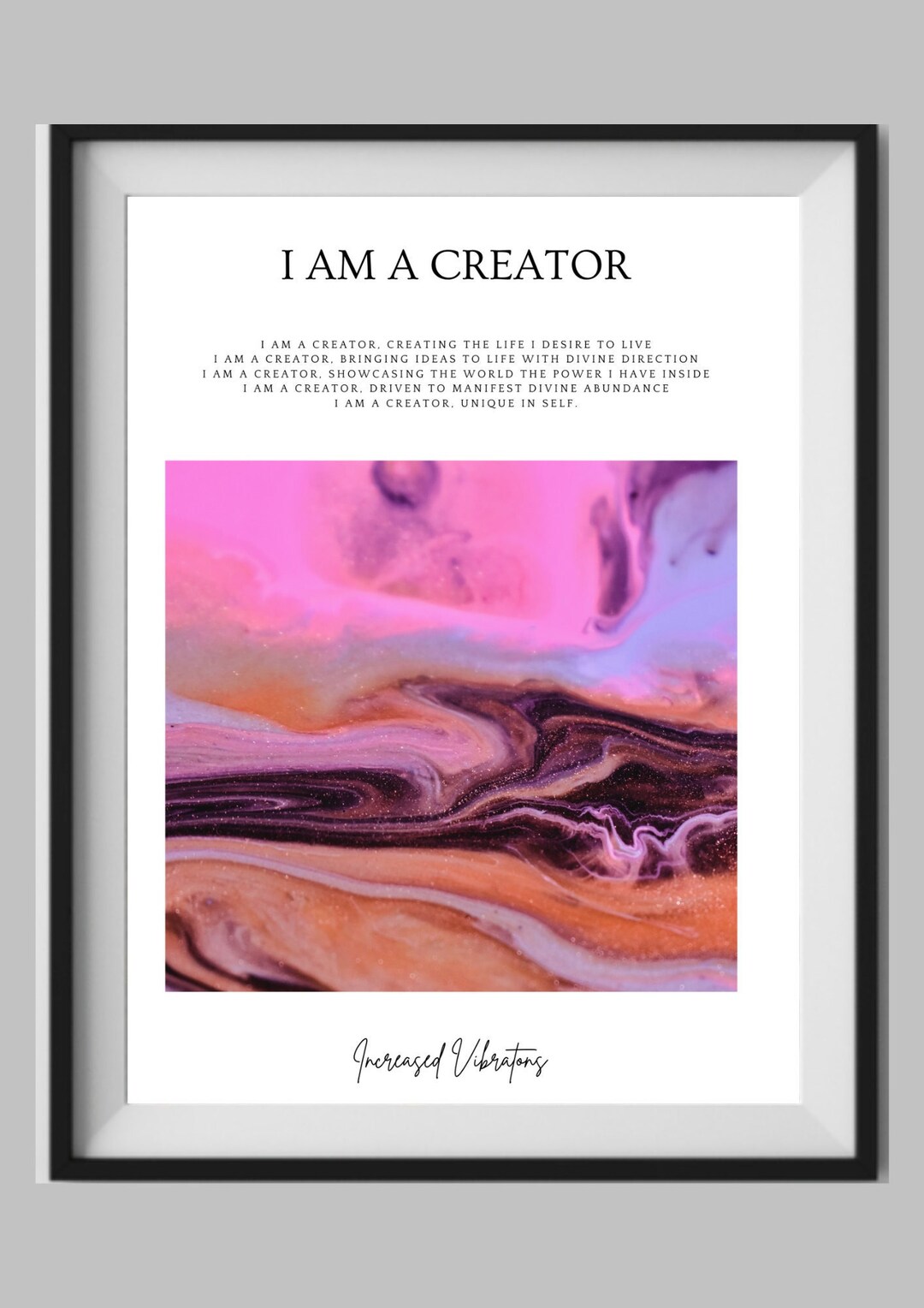 I AM A Creator,printable Wall Posters,self Awareness Printable,set of ...