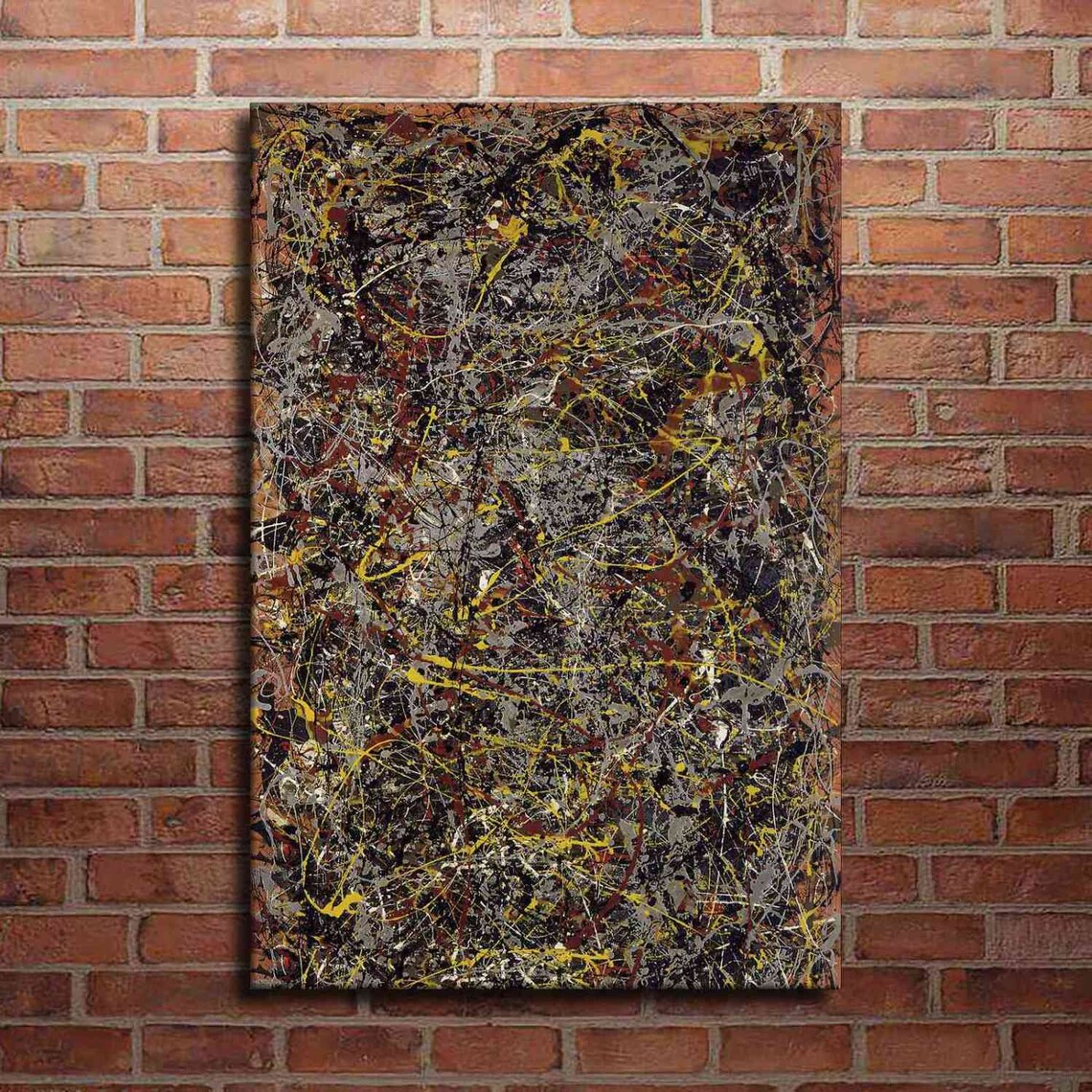 Jackson Pollock Number 5 New HD print on Canvas | Etsy